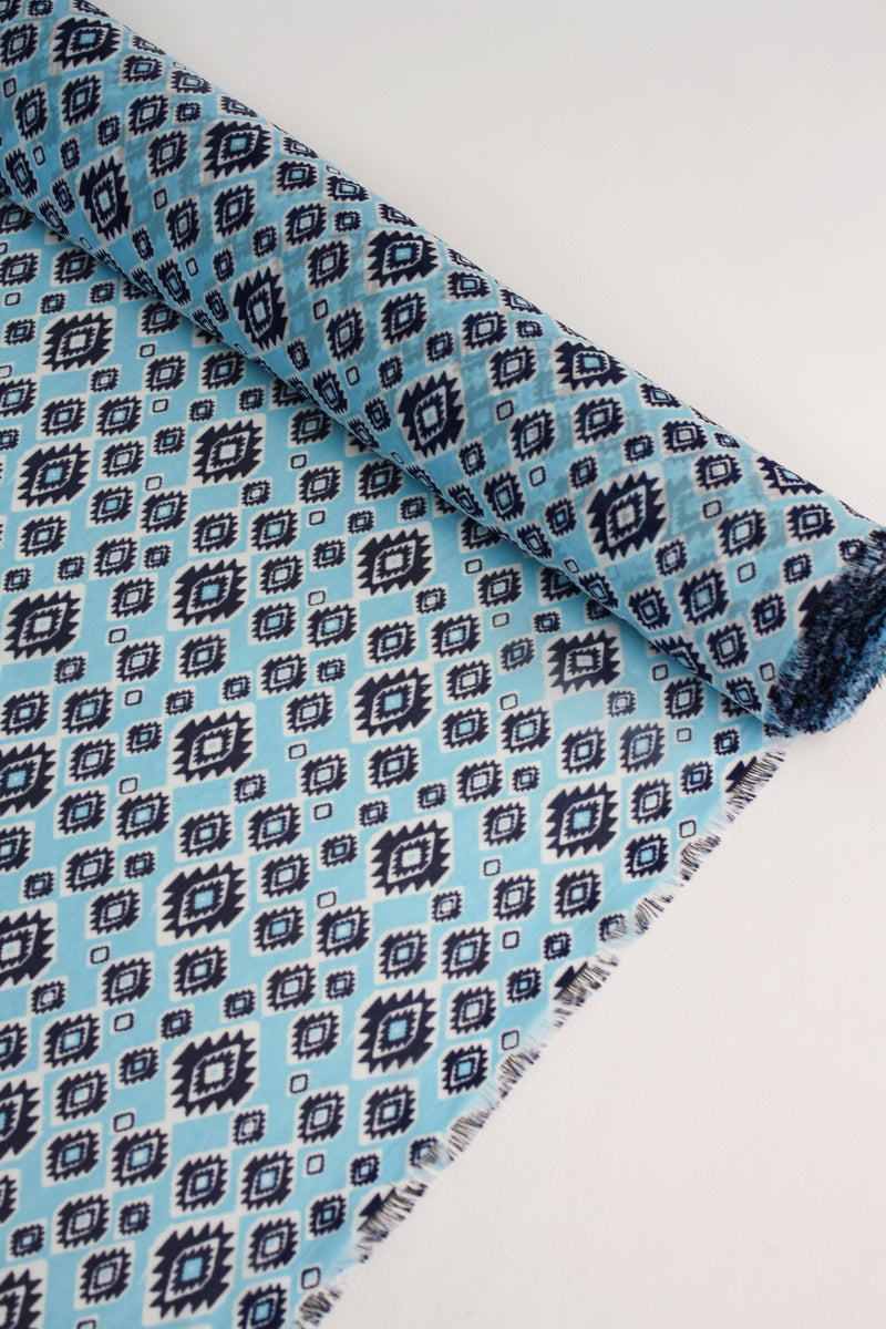 Petra - Printed Chiffon | Capri – Drapers Fabrics