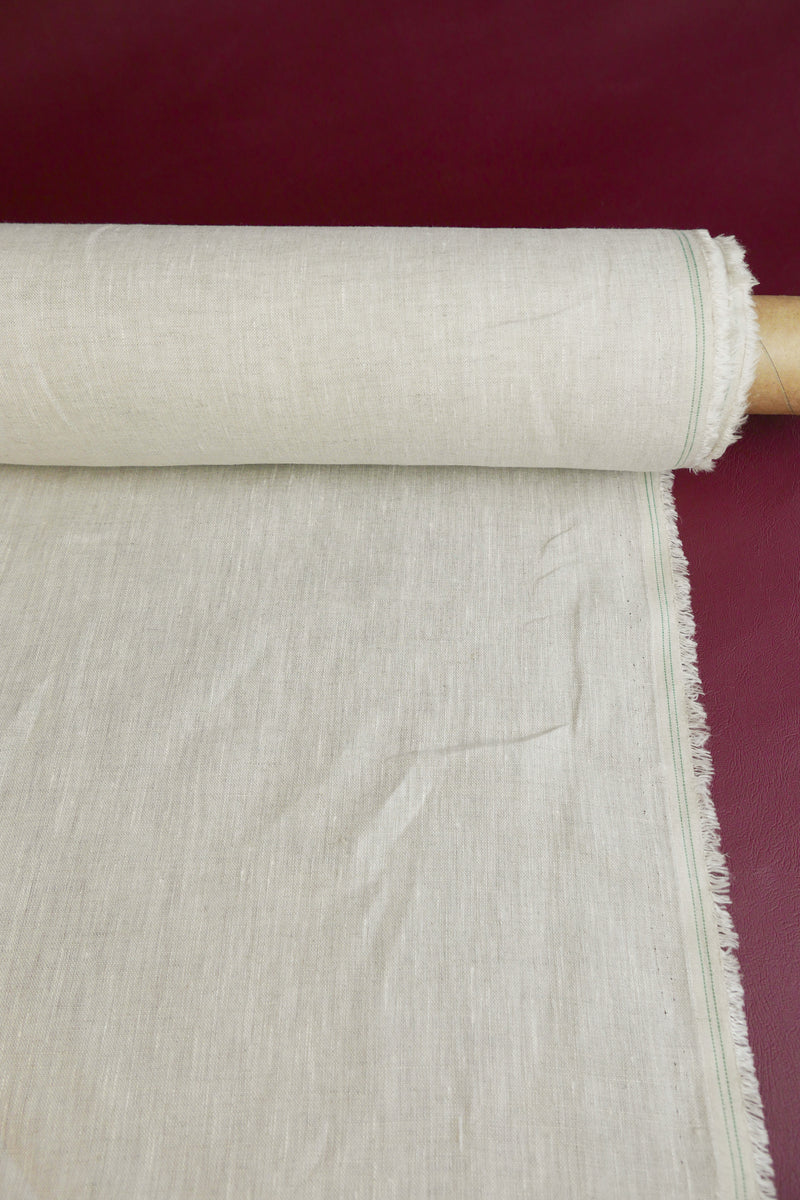 Marley - Crosshatch Linen | Natural – Drapers Fabrics