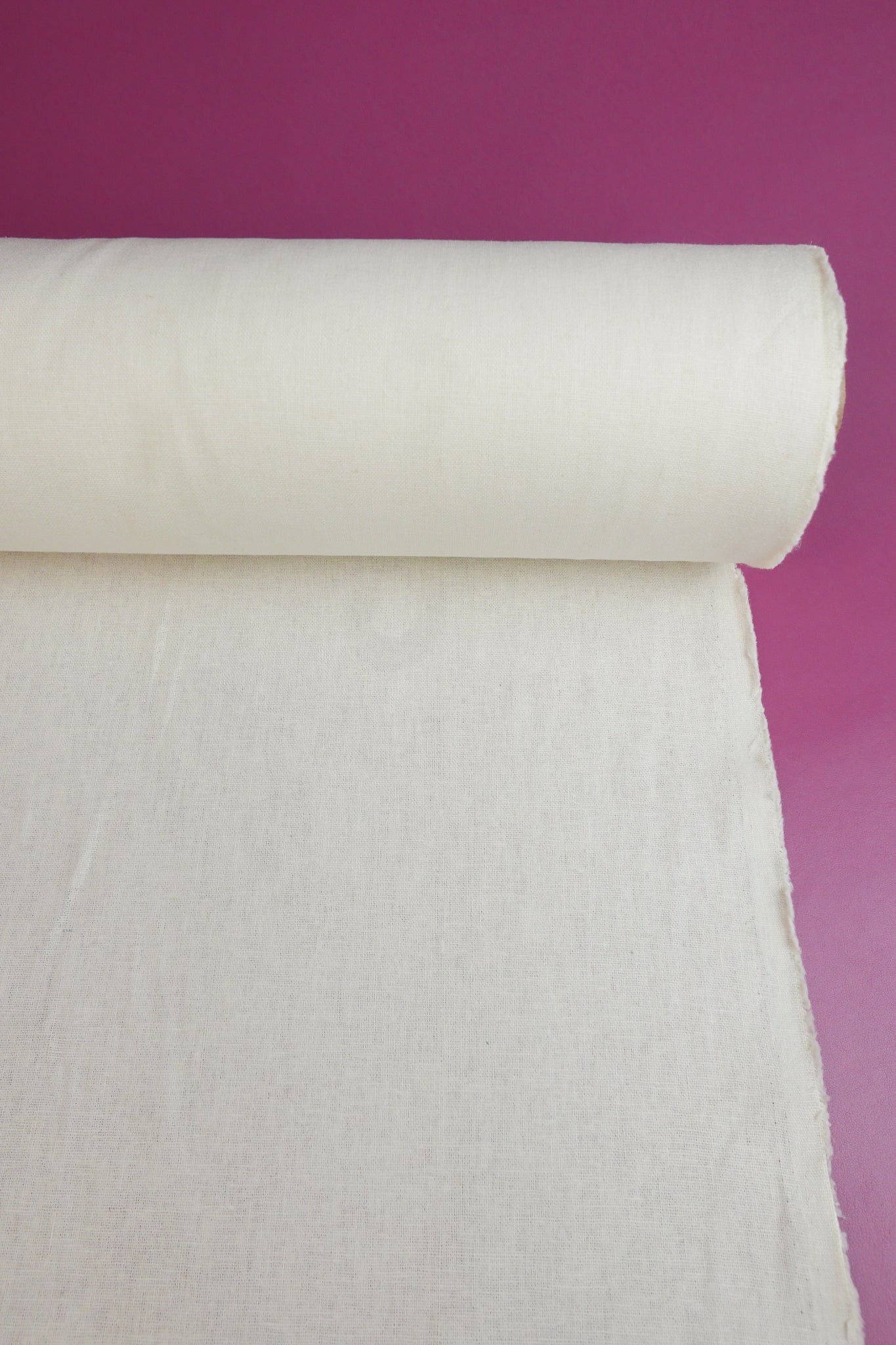 Freya - Heavy Square Weave Linen | Rice – Drapers Fabrics